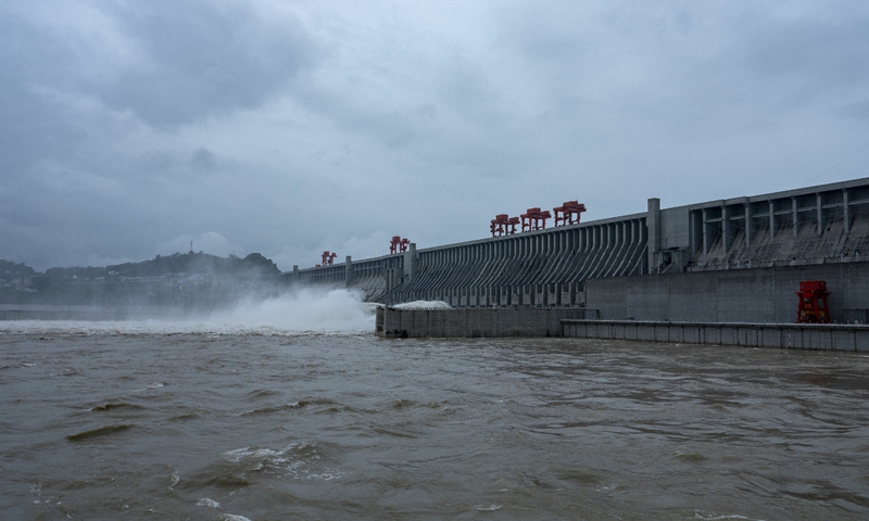 Three Gorges Dam serves to prevent flood disasters with stable ...
