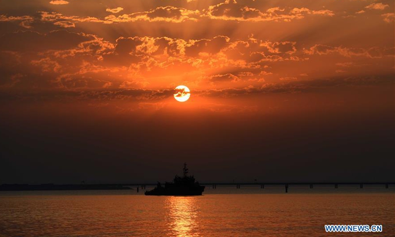 View of sunset in Kuwait City - Global Times