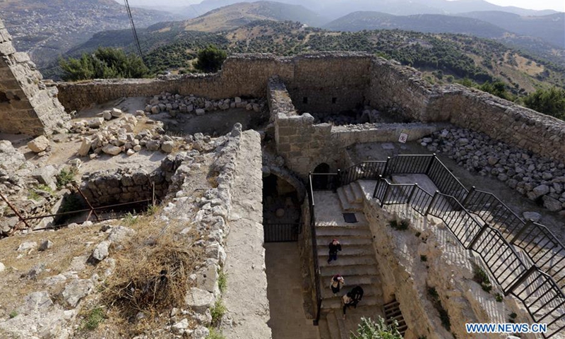 Tourists visit historical Ajloun Castle in Jordan - Global Times