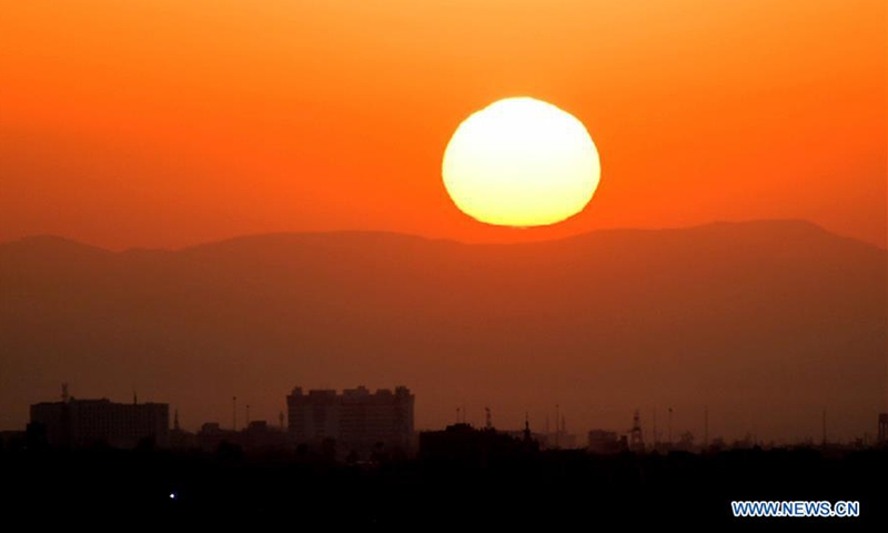 Sunrise scenery in Damascus, Syria - Global Times