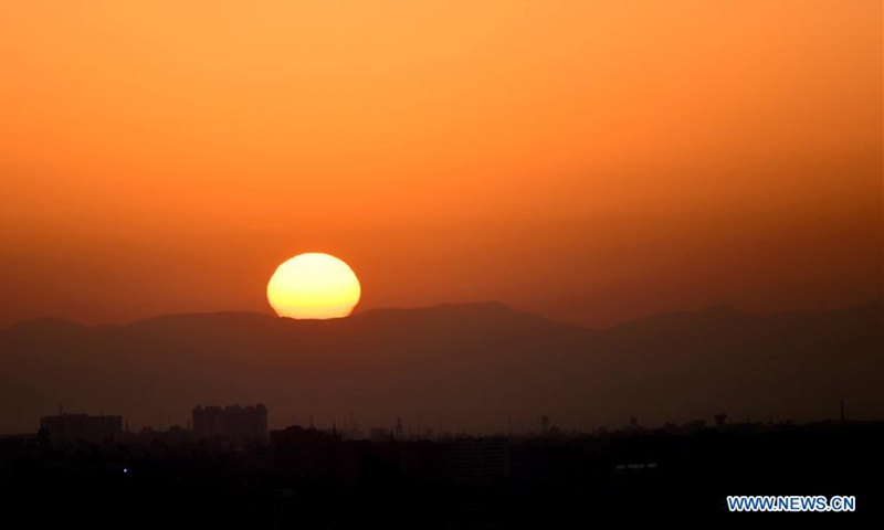 Sunrise scenery in Damascus, Syria - Global Times