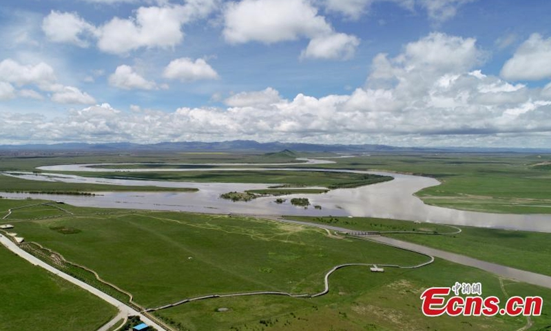 Yellow River’s beautiful scenery in Tangke - Global Times