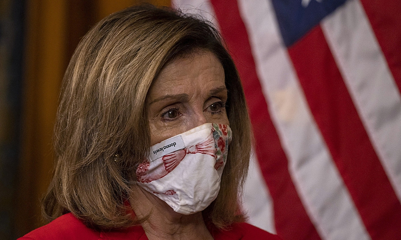 Coronavirus masks required in House chamber: Pelosi - Global Times