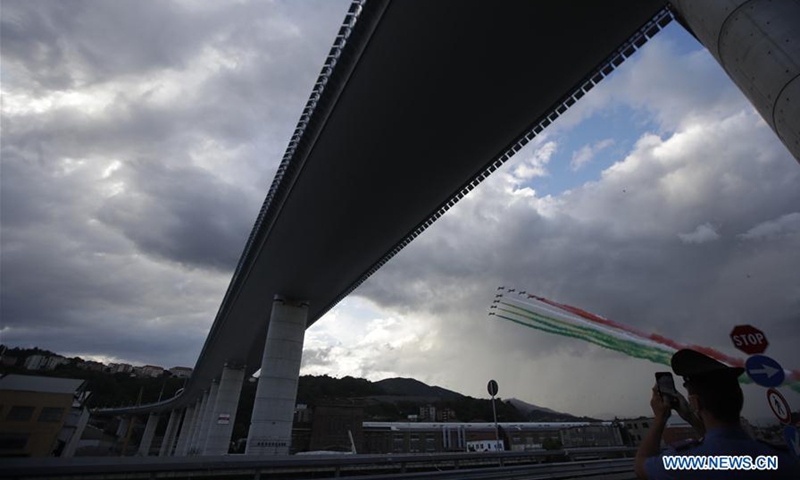 Italy inaugurates new Genoa bridge two years after collapse - Global Times