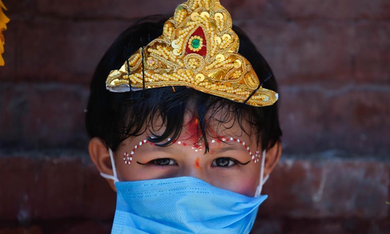Gaijatra festival marked in Kathmandu, Nepal - Global Times
