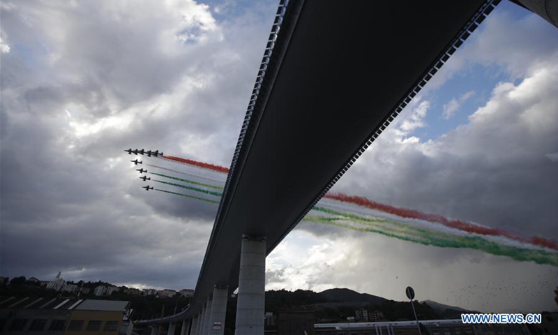 Italy inaugurates new Genoa bridge two years after collapse - Global Times