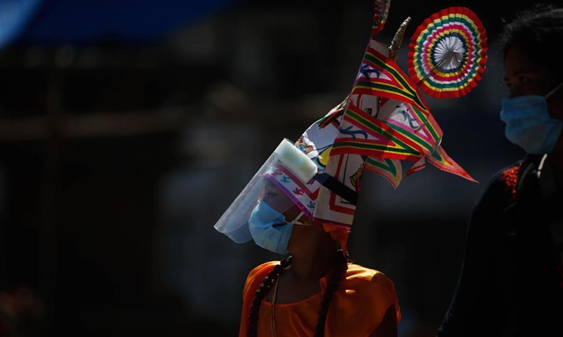 Gaijatra festival marked in Kathmandu, Nepal - Global Times