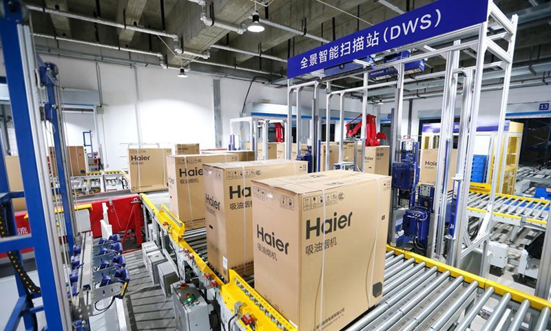 Intelligent warehouse put into service in Shandong - Global Times
