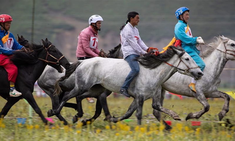 Jinma nomadic cultural festival held in Sertar County, SW China ...
