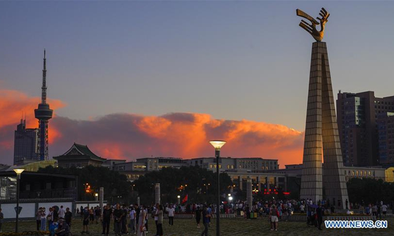 In pics: sunset glow after rainfall in Changchun - Global Times