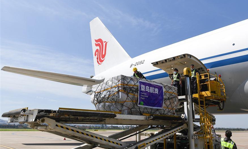 All-cargo air route linking Hangzhou, Madrid launched - Global Times