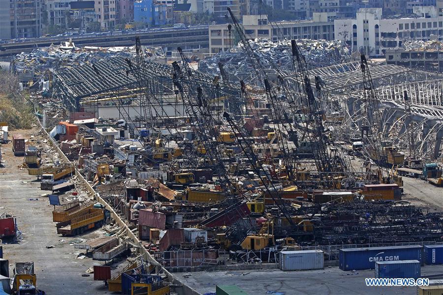 Aftermath of Beirut's blasts - Global Times