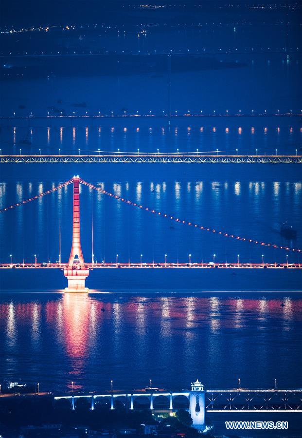 Night view of Wuhan - Global Times