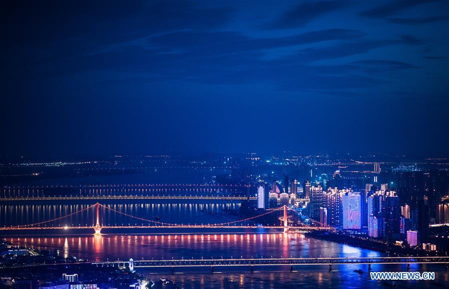 Night view of Wuhan - Global Times