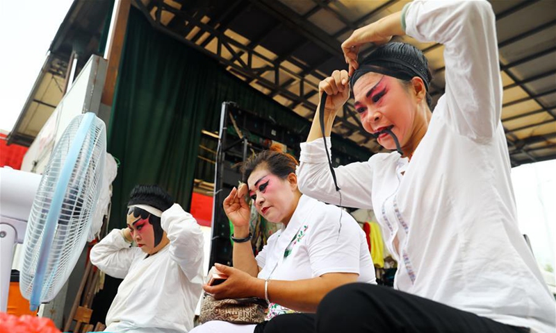 Local Yu Opera troupe tours among villages in Anhui, E China - Global Times