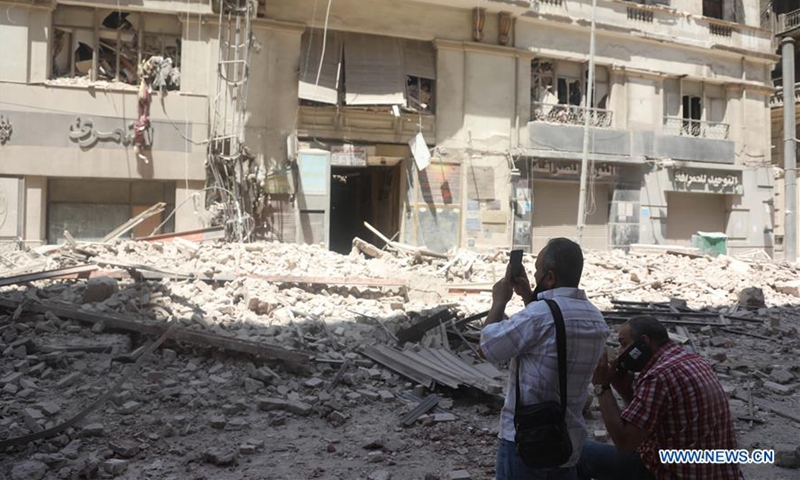4 injured in building collapse in Cairo, Egypt - Global Times