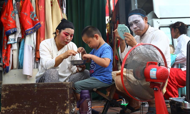 Local Yu Opera troupe tours among villages in Anhui, E China - Global Times