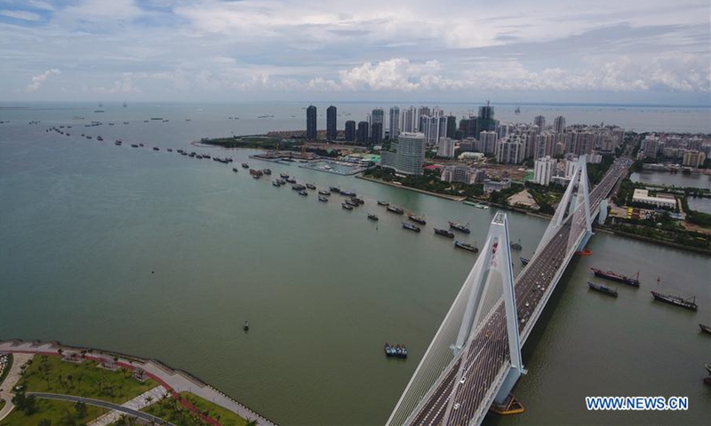 Ferry services in Qiongzhou Strait resume at noon - Global Times