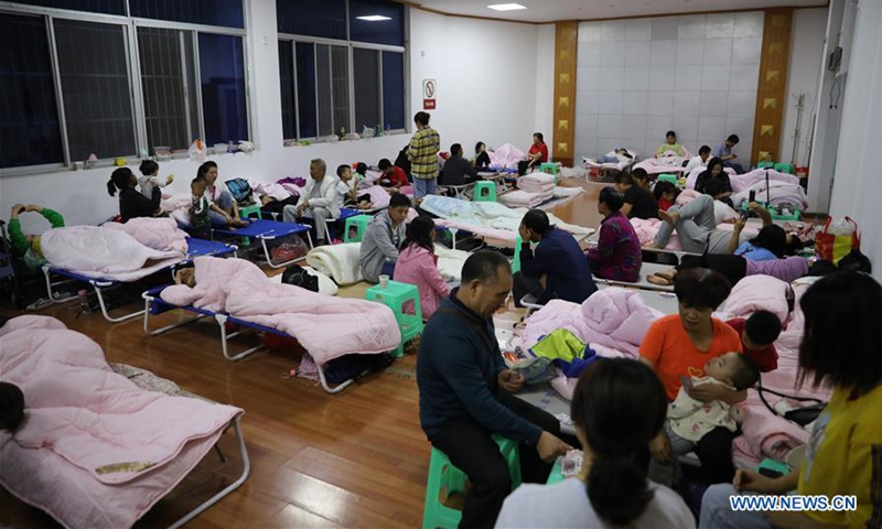 Residents in Longnan evacuated to temporary shelters due to torrential ...