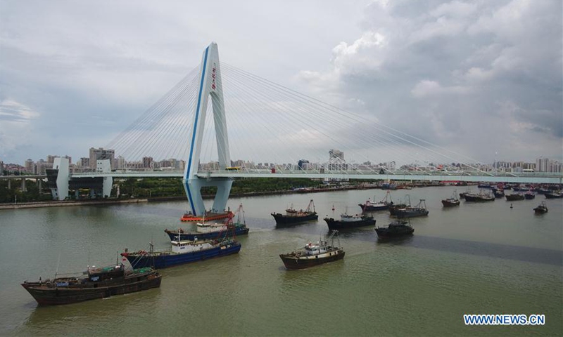 Ferry services in Qiongzhou Strait resume at noon - Global Times