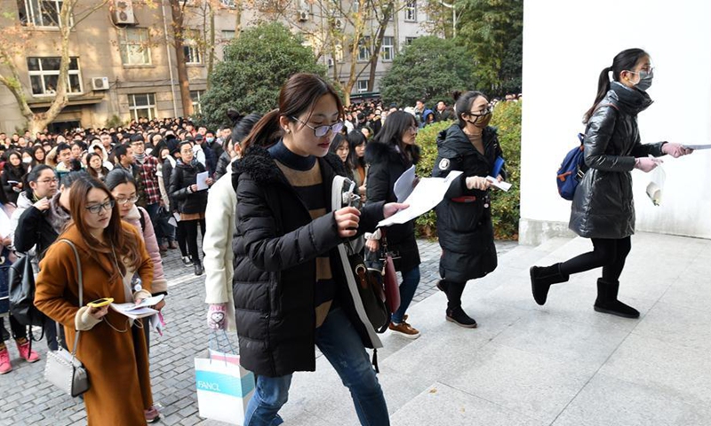 17 Chinese provincial-level regions hold civil service exams, as ...