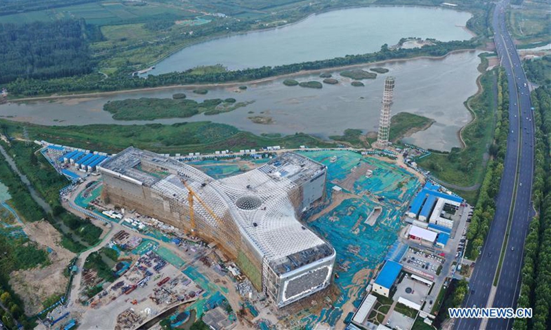 New building of Henan's sci-tech museum under construction in Zhengzhou ...