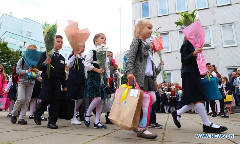 Students return to classrooms in Minsk, Belarus - Global Times