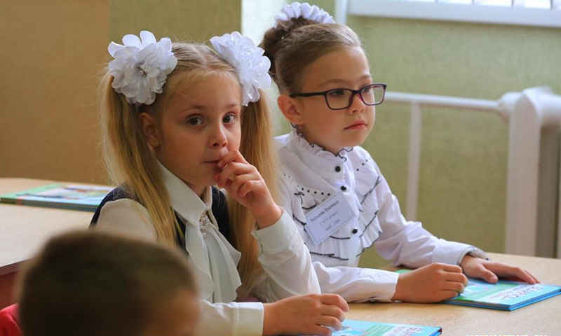 Students return to classrooms in Minsk, Belarus - Global Times