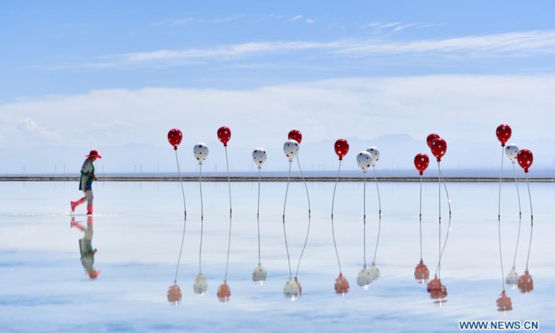 View of Caka Salt Lake in Qinghai, NW China - Global Times