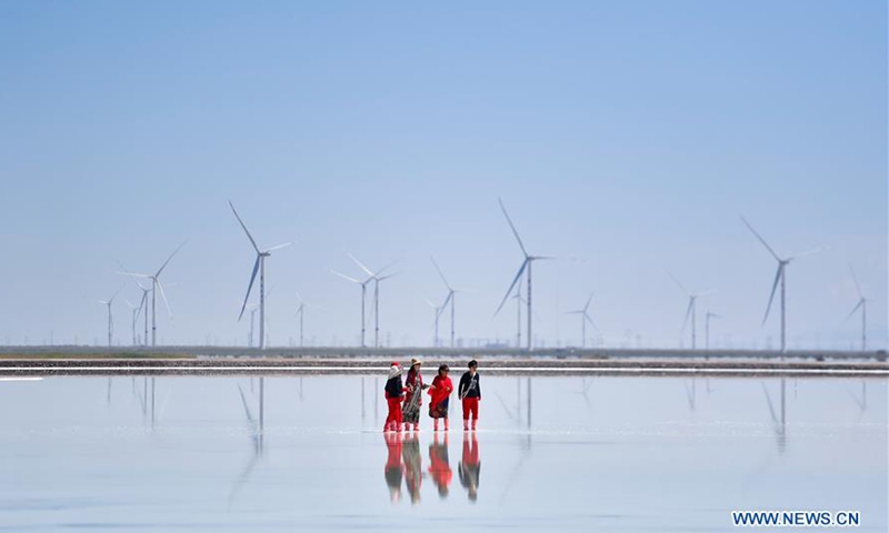 View of Caka Salt Lake in Qinghai, NW China - Global Times