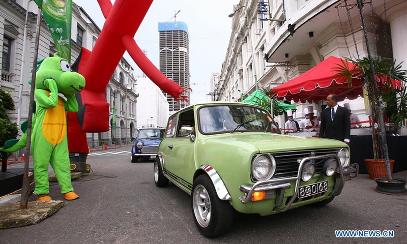 Vintage car parade held in Colombo, Sri Lanka - Global Times