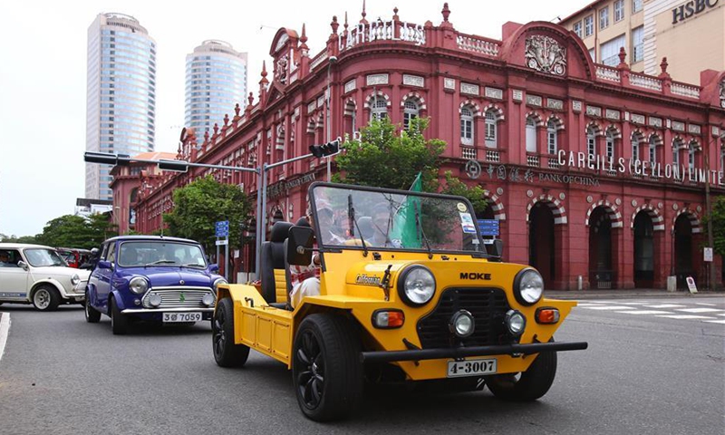 Vintage car parade held in Colombo, Sri Lanka - Global Times