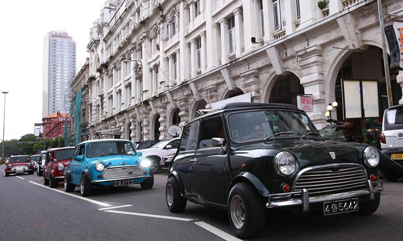 Vintage car parade held in Colombo, Sri Lanka - Global Times