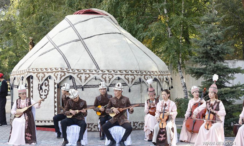 Komuz Day celebrated in Bishkek, Kyrgyzstan - Global Times