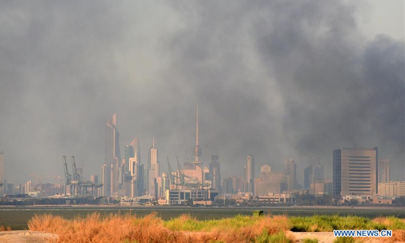 Fire erupts at Kuwait City's health zone - Global Times