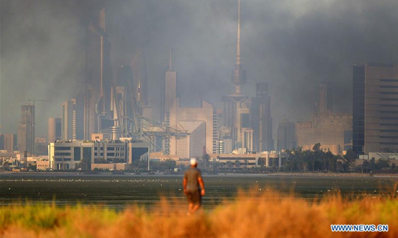 Fire erupts at Kuwait City's health zone - Global Times