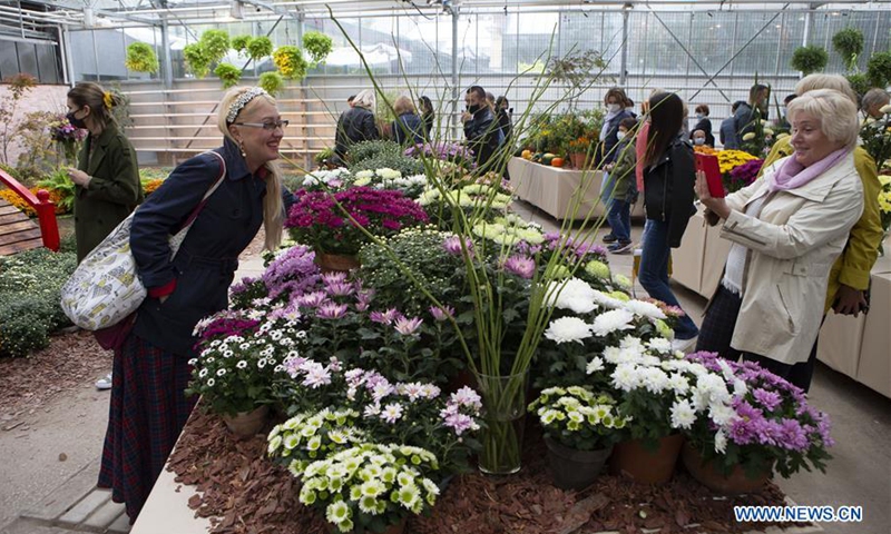 Autumn flower festival opens in Moscow - Global Times