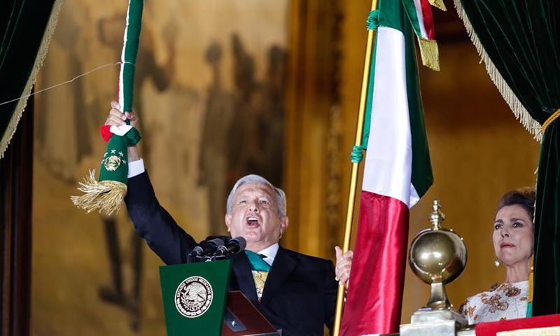 Mexican president attends Independence Day celebrations in Mexico City ...