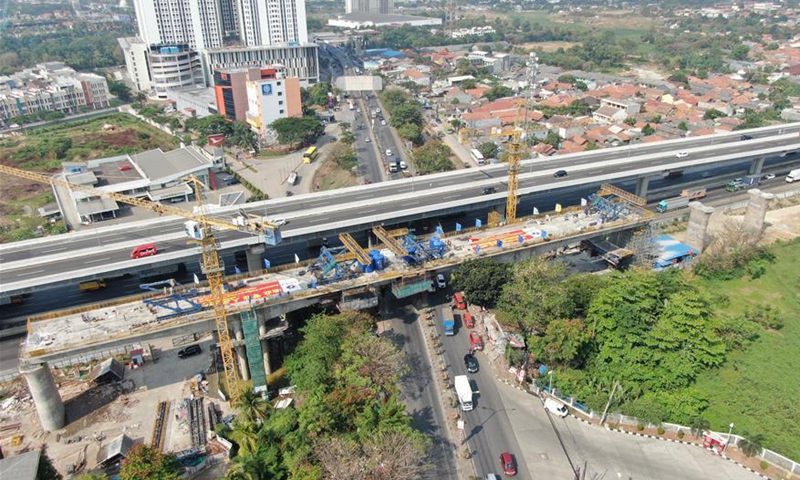 In pics: construction site of grand bridge of Jakarta-Bandung High ...
