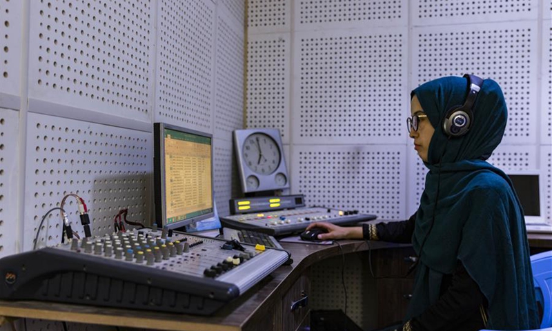 Afghan females work at local radio station - Global Times