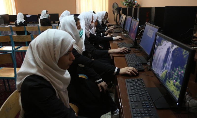 Students back to school in Afghanistan - Global Times