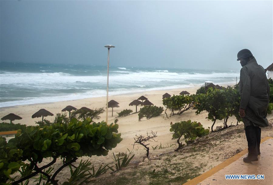 Tropical Storm Gamma hits coast of Mexico's Yucatan Peninsula - Global ...