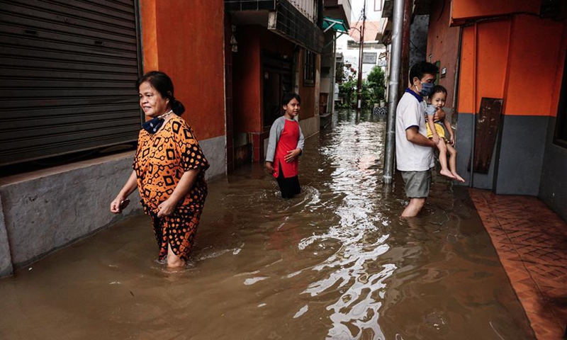 Aftermath of heavy rain in Jakarta, Indonesia - Global Times