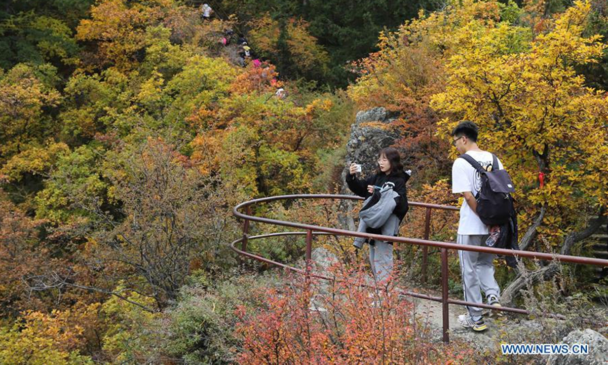 Autumn scenery of Xinglong Mountain in Gansu - Global Times