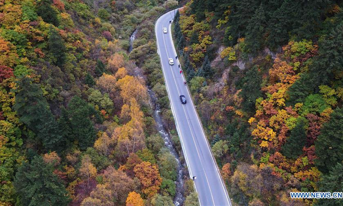 Autumn scenery of Xinglong Mountain in Gansu - Global Times