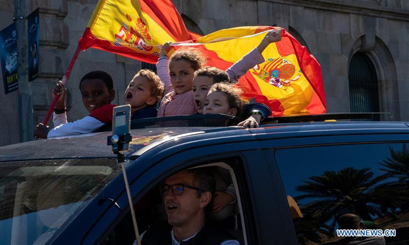 People celebrate National Day of Spain during parade in Madrid - Global ...