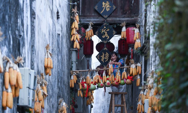 Xinye ancient village, tourist attraction in China's Zhejiang - Global ...