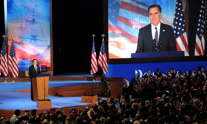 Romney didn't vote for Trump in election: report - Global Times