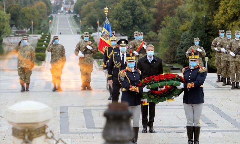 Ceremony marking Romania's Army Day held in Bucharest - Global Times