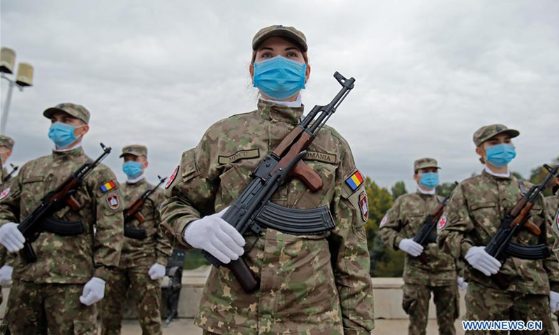 Ceremony marking Romania's Army Day held in Bucharest - Global Times